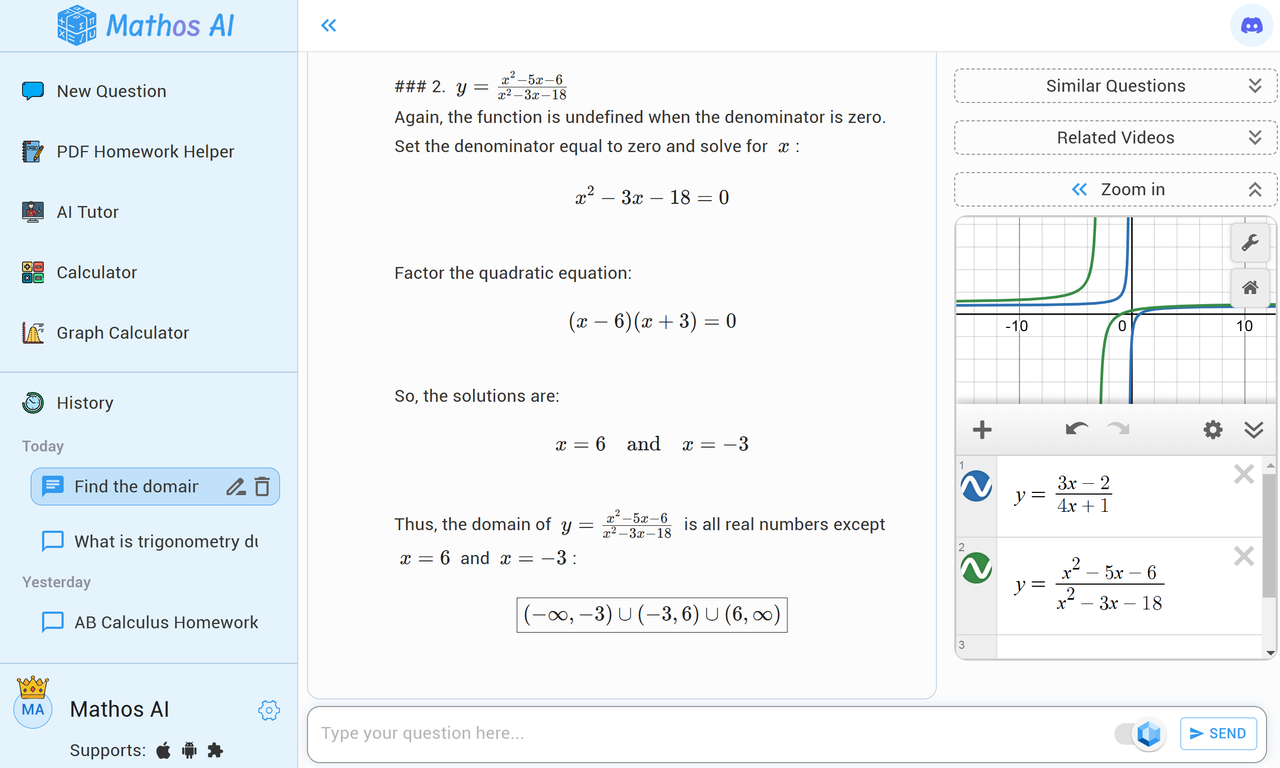 MathGPT Vs. Mathos AI (MathGPTPro): Which Math Solver Is Right for You?